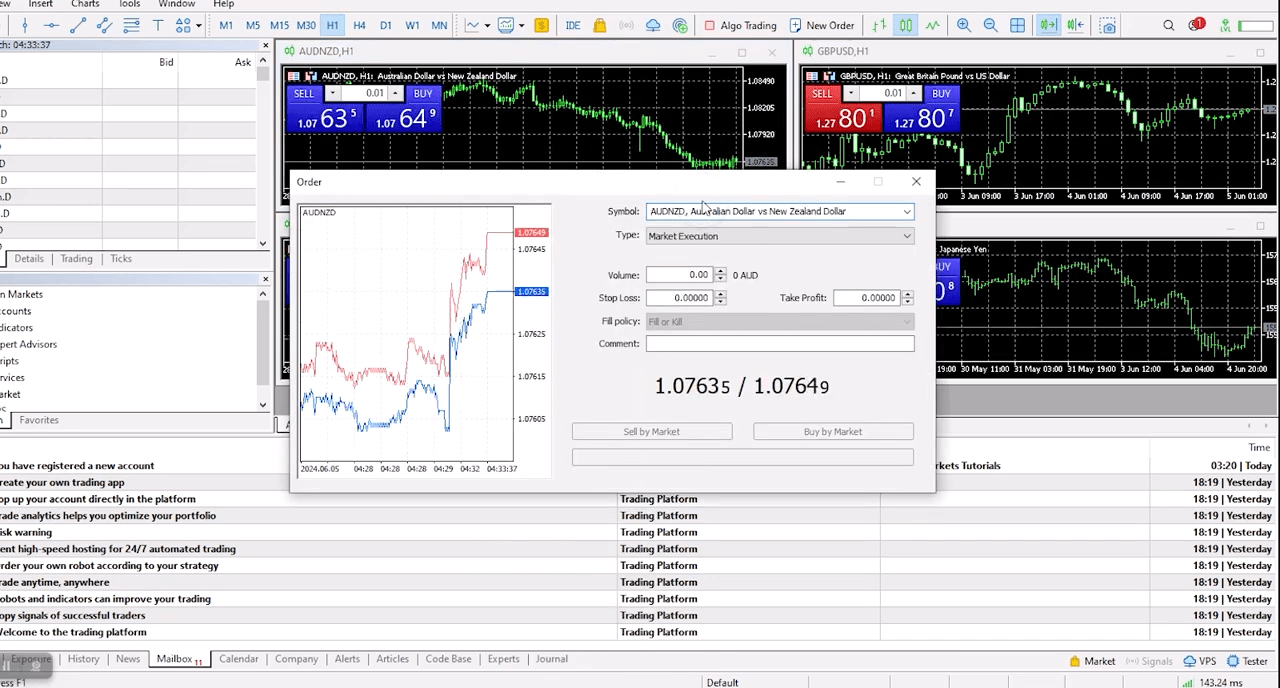 Meta Trader 5 (MT5) Online Trading Platform - Neuron Markets